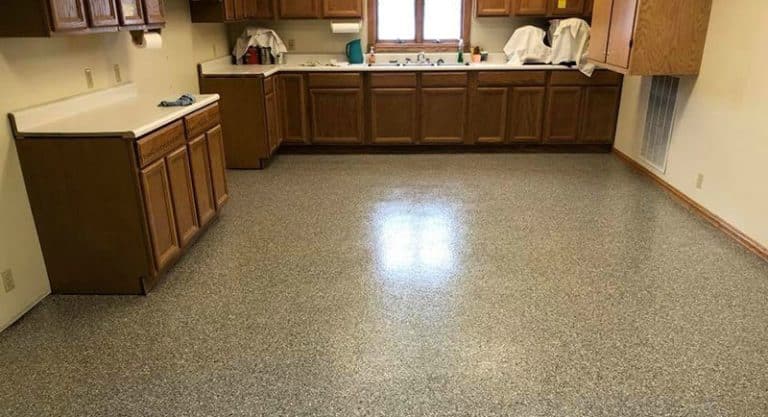 Enhancing Your Home's Kitchen Floor with Epoxy Flake - Decorative ...